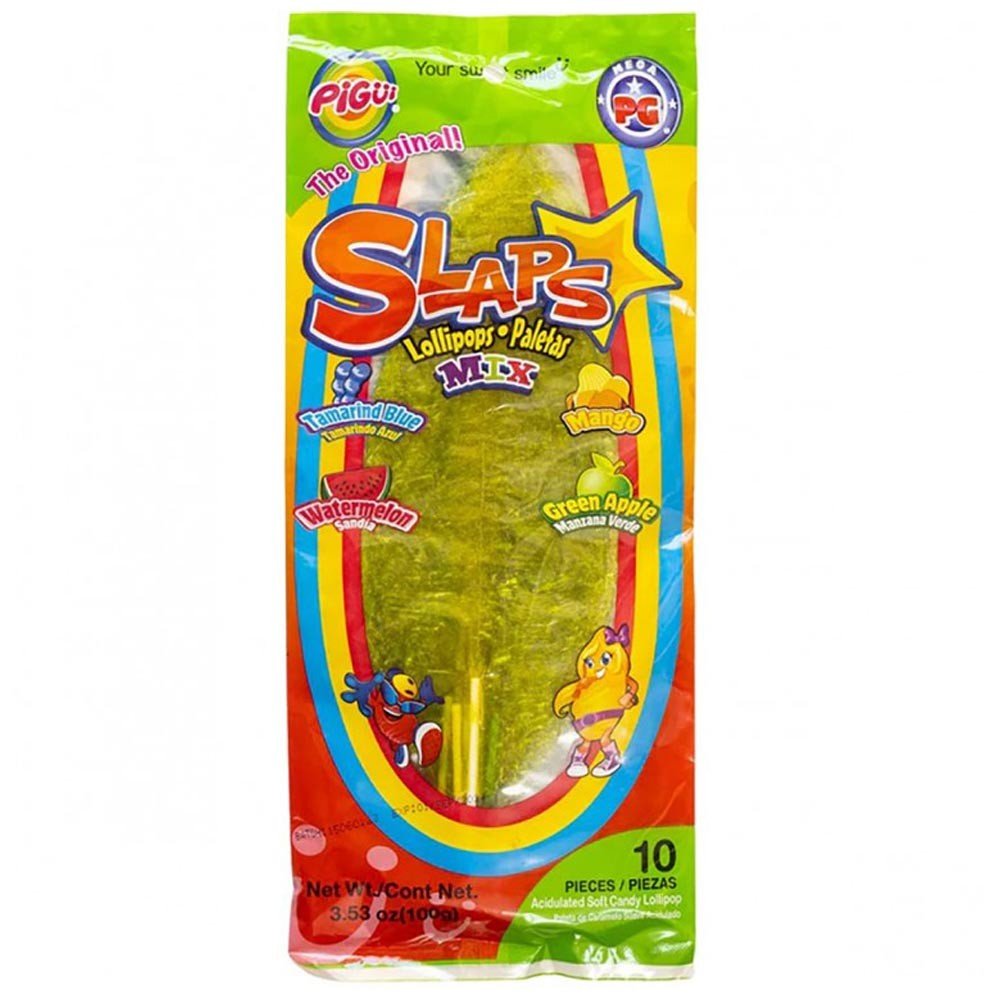 Pigui Slaps Fruit Mix Lollipops