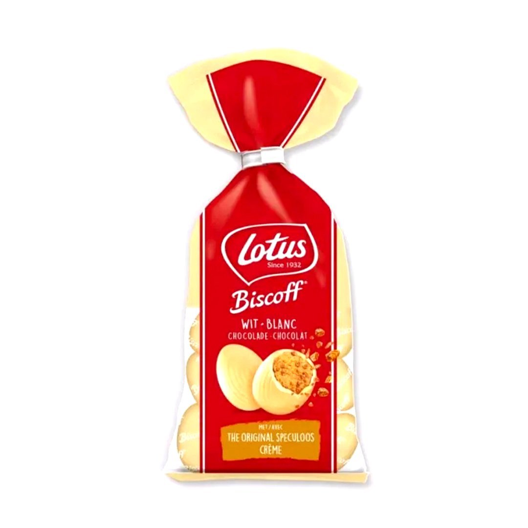 Lotus Biscoff Eggs Spread Filled White Chocolate