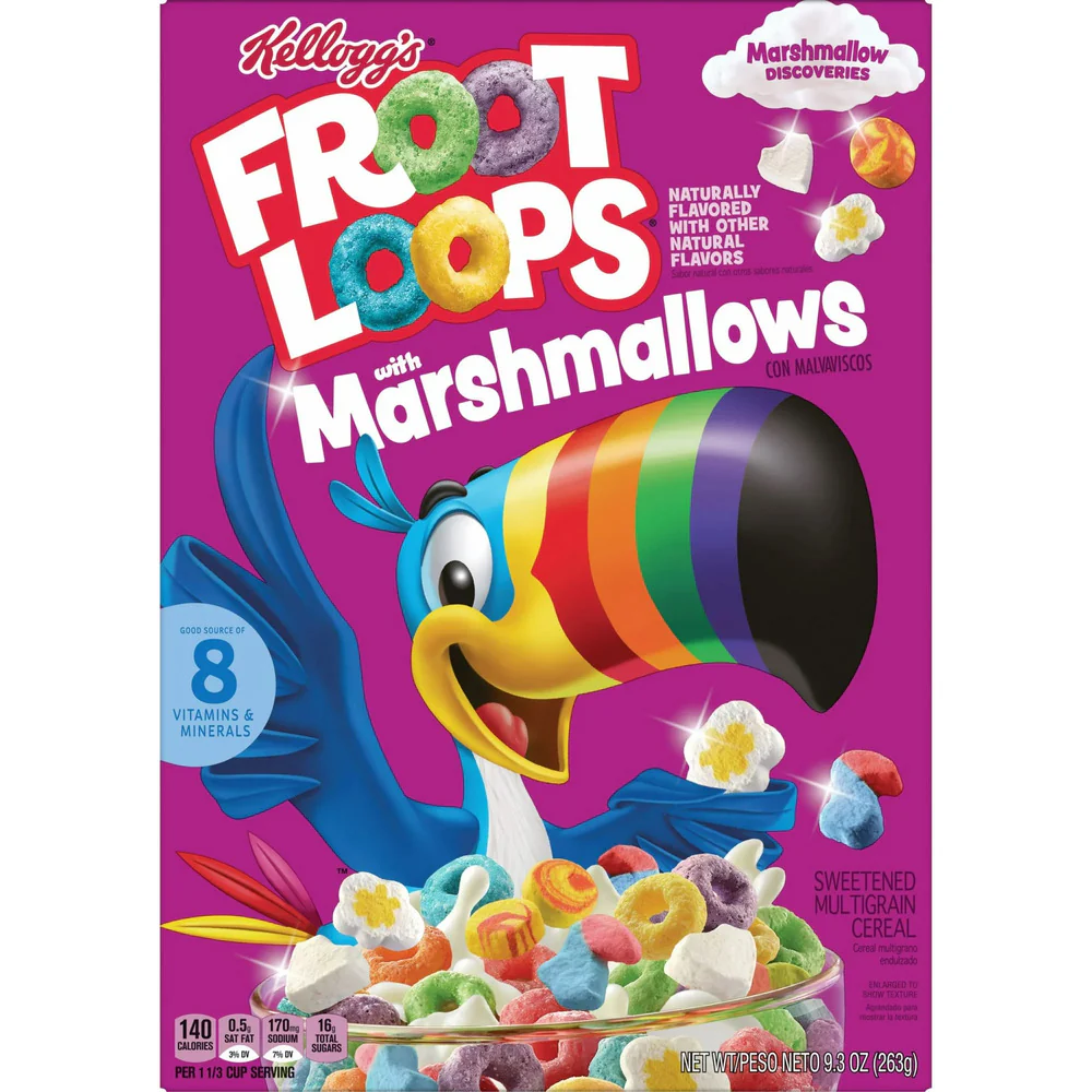 Kelloggs Froot Loops with Marshmallows