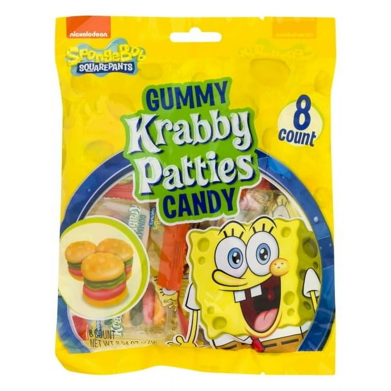 Spongebob Krabby Patties Gummy Candy - 72 gr - Bubble Roma
