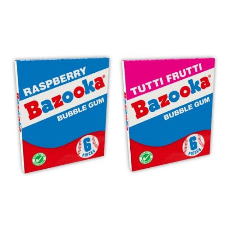 Bazooka Bubble Gum Raspberry & Tutti Frutti - Bubble Roma